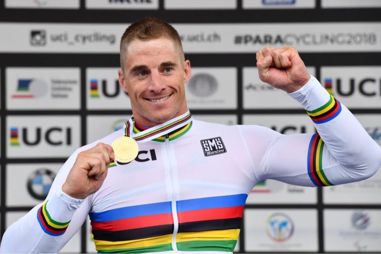 Jetze Plat wereldkampioen tijdrit in Italië - Mike Multi Foundation